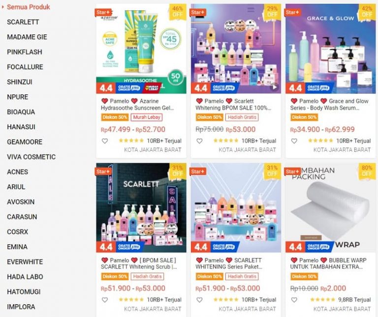 10 Rekomendasi Toko Skincare Lokal di Shopee yang Terpercaya
