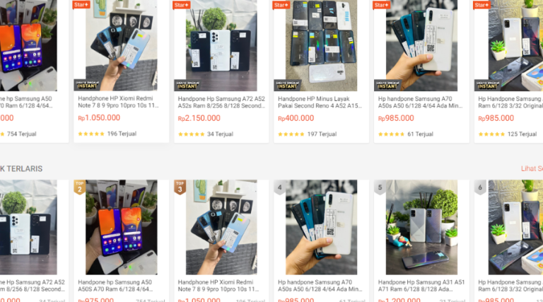 10 Rekomendasi Toko HP Second di Shopee yang Terpercaya