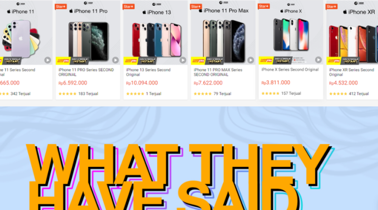 10 Rekomendasi Toko iPhone di Shopee Terpercaya, Second & Baru